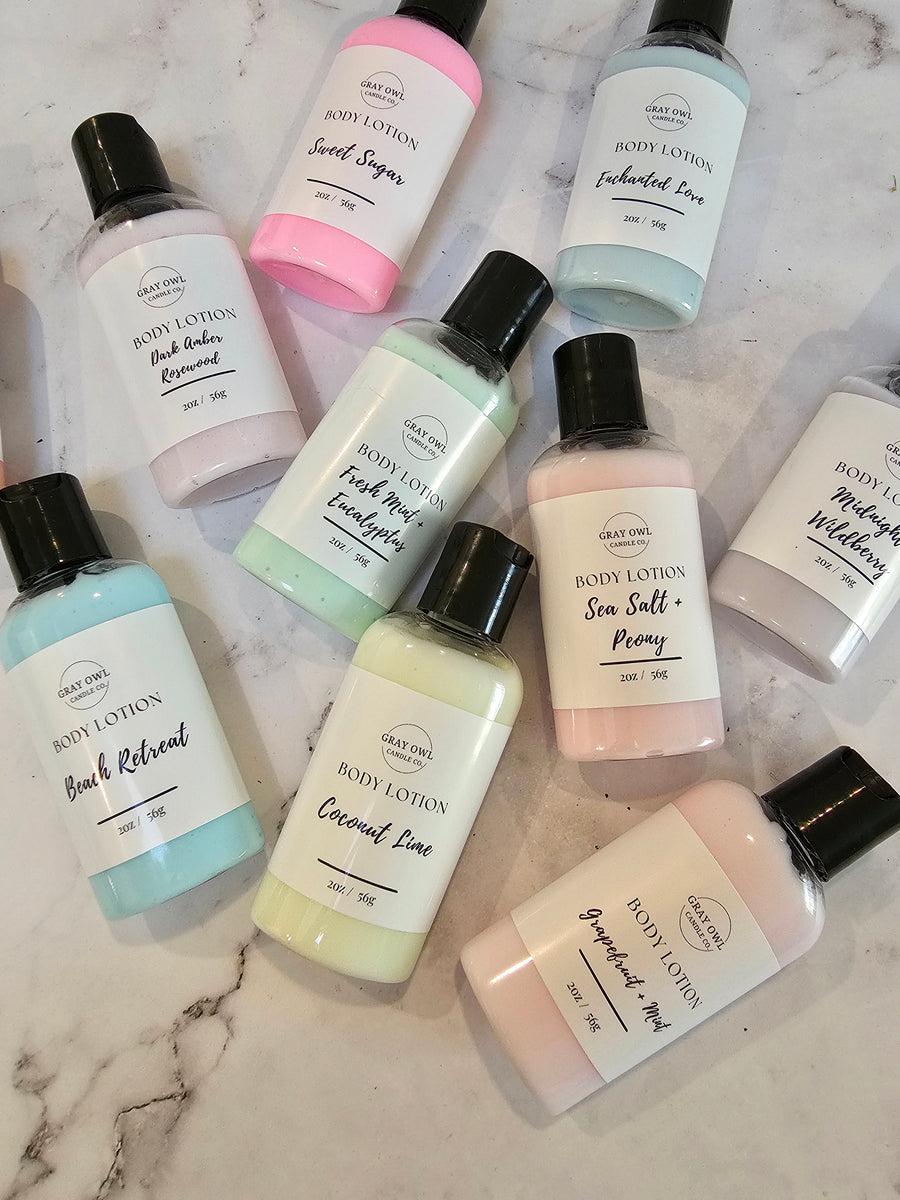 Mini Body Lotion Travel Size | 2oz – Gray Owl Candle Co